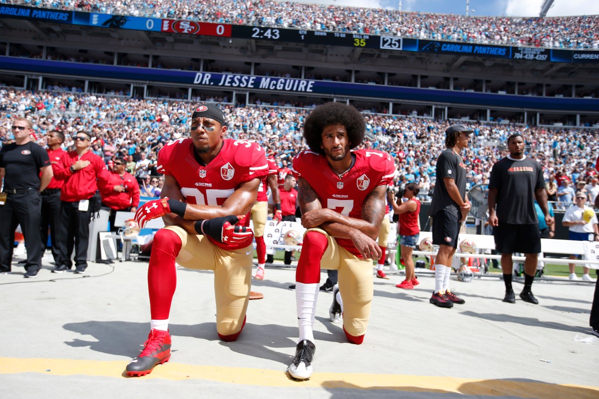 Celebrities Take A Knee Colin Kaepernick