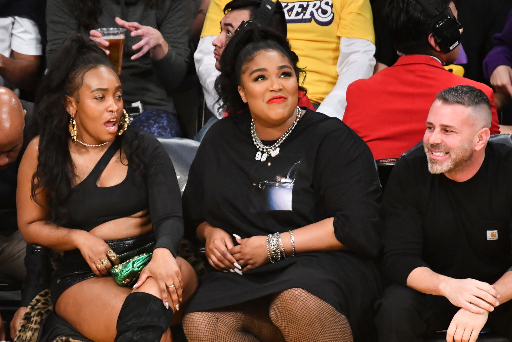 Lizzo Claps Back At Haters Mad That Her Cheeks Were Out At The Lakers ...