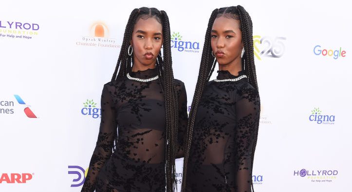 Jessie And D’Lila Combs Rule The Runway In Purple