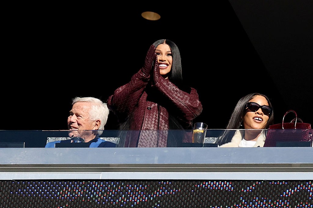 Cardi B Turned Game Day Into A High-Fashion Moment